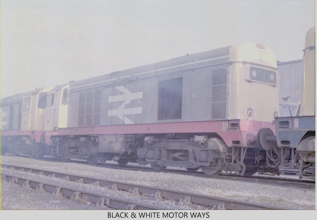 TRAIN NEGATIVE Class 20 132 & 090 In Railfreight Red Stripe Livery £0. ...