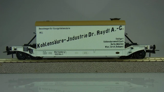 BRAWA 47905 KOHLENSÄUREWAGEN Württemberg 502 084 Epoche I, OVP (1) EUR ...