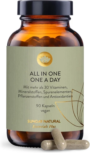 SUNDAY NATURAL® MULTIVITAMIN Komplex - All in One – Premium... EUR 27 ...