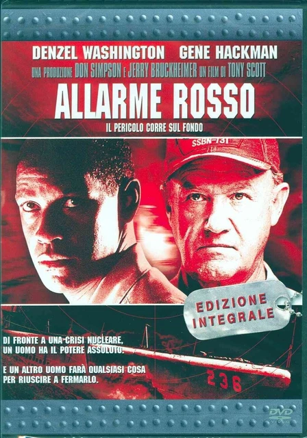 DVD ALERTE ROUGE Denzel Washington Gene Hackman nouveau scellé 1995 EUR ...