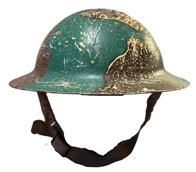 AUSTRALIAN WW2 BRIGADIER General’s Named Camouflage Helmet - Middle ...