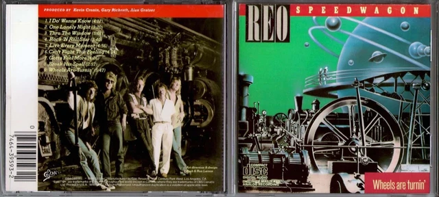 REO SPEEDWAGON - Wheels Are Turnin' [Cd, 1984 Epic/Cbs] EUR 9,90 ...