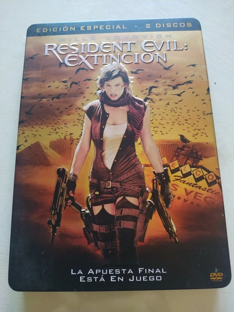 RESIDENT EVIL EXTINCTION Milla Jovovich - 2 X DVD Steelbook Espagnol English Am EUR 36,30 ...