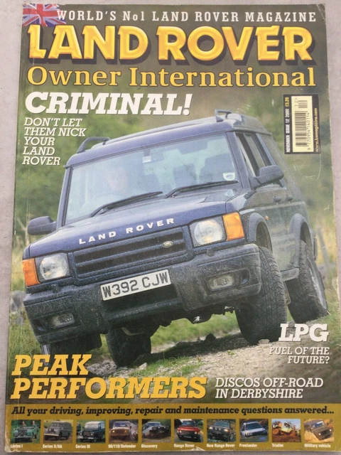 LAND ROVER OWNER International Magazine - November 2000 - Off Road Peak ...