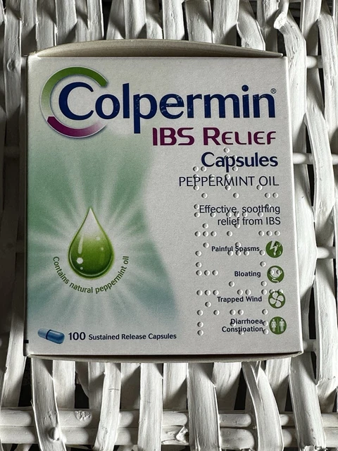 COLPERMIN IBS RELIEF Peppermint Oil 100 Capsules Expiry 10/26 £20.47 ...