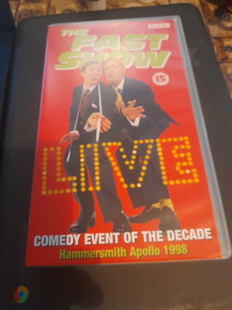 THE FAST SHOW - Live (VHS, 1998) Free And Fast Post £7.99 - PicClick UK