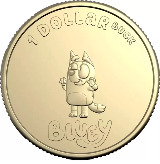 2024 🔥RARE🔥 $1 BLUEY DOLLARBUCKS One Dollar Coin - UNC $4.10 - PicClick AU