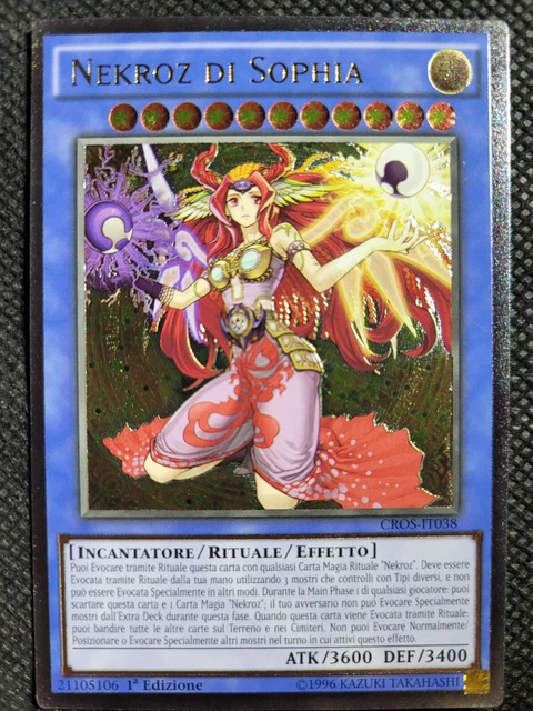 YU-GI-HO CROS NEKROZ Karte Von Sophia It038 Rare Ultimate EUR 18,00 - PicClick DE