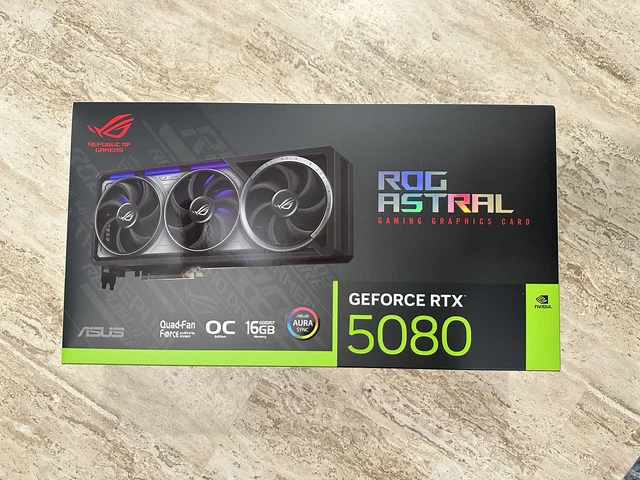 ASUS ROG ASTRAL GeForce RTX 5080 16GB GDDR7 OC Edition In Hand Brand New $3,615.24 - PicClick CA