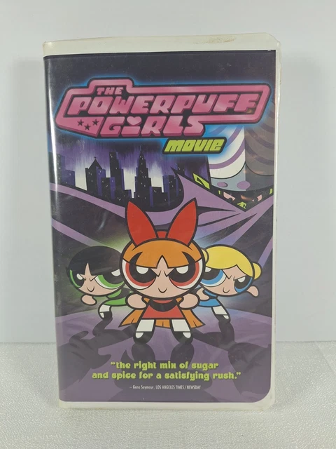 THE POWERPUFF GIRLS Movie VHS 2002 Cartoon Network Tested Works £17.12 ...