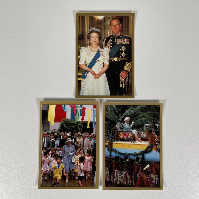 PANINI ROYAL FAMILY Stickers x79 Bundle 1988 Queen Elizabeth II King ...