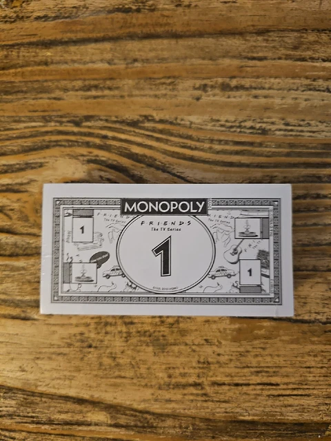 GENUINE - FRIENDS TV Series - MONOPOLY Replacement BANK NOTES - SEALED ...