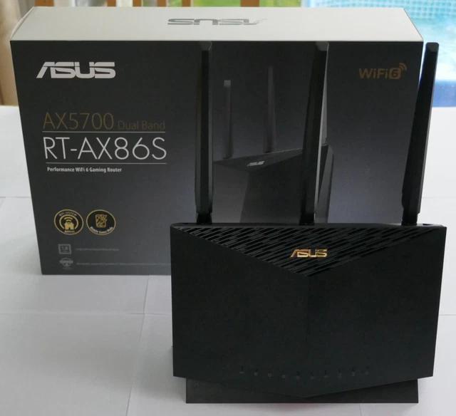ASUS RT-AX86S WIFI 6 dual band gaming router (2,4GHz & 5GHz) mesh ...