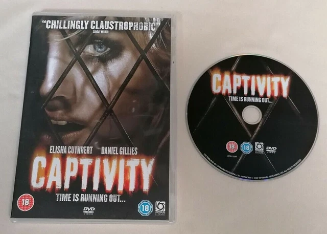 DVD - CAPTIVITY Horror Elisha Cuthbert Daniel Gillies Cert 18 PAL UK R2 ...