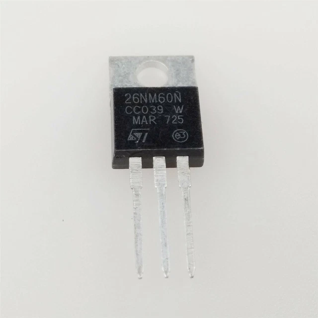 10 STCK. STP26NM60N 26NM60N ST Kapselung: AUF-220, Trans MOSFET N-CH ...