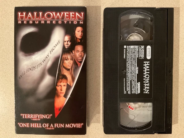 HALLOWEEN: RESURRECTION (VHS, 2002) Jamie Lee Curtis, Busta Rhymes ...