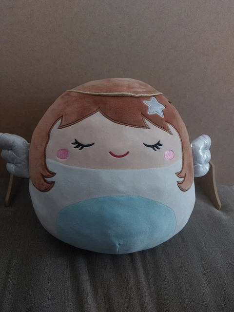 SQUISHMALLOW NICKY THE Angel 13” Holiday Christmas Girl Kellytoy Plush ...