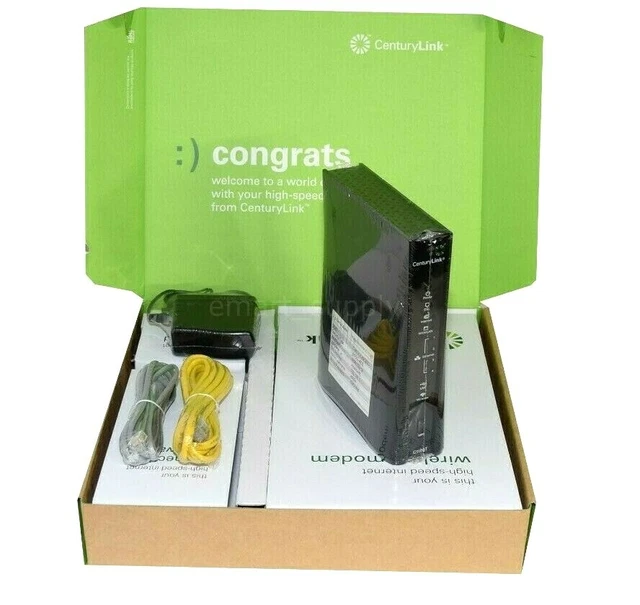 ROUTEUR SANS FIL modem WiFi CenturyLink Technicolor C1100T 802.11n DSL ...