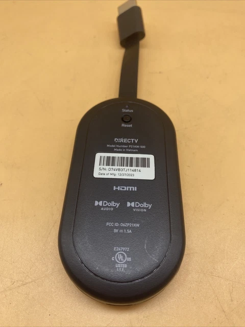 DIRECTV GEMINI AIR Streaming Device 4K Model P21KW-500 (No Remote) $114 ...
