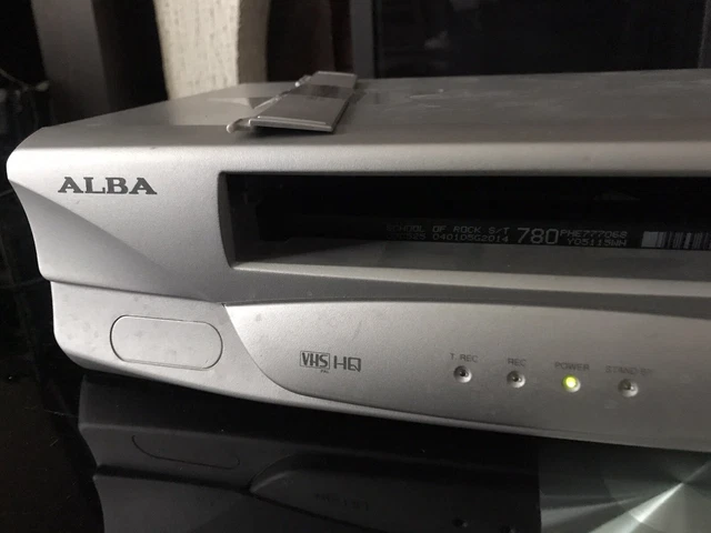ALBA VCR6000SIL VHS VCR Video Cassette Recorder Player - Silver . No ...