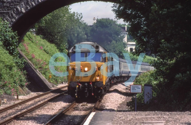 35MM RAILWAY SLIDE of Class 50 50037 @ Devonport Copyright to Buyer £4. ...
