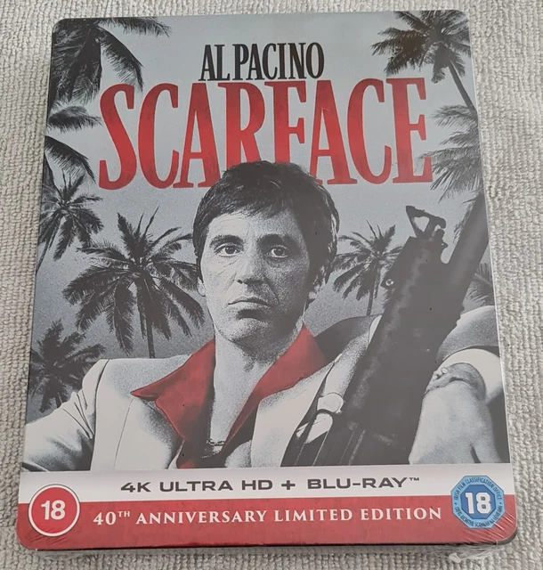 SCARFACE 40TH ANNIVERSARY Zavvi Exclusive (500 made) 4K Ultra HD Steelbook OOP £34.99 - PicClick UK