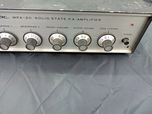 REALISTIC MPA-20 SOLID State PA Amplifier £18.20 - PicClick UK
