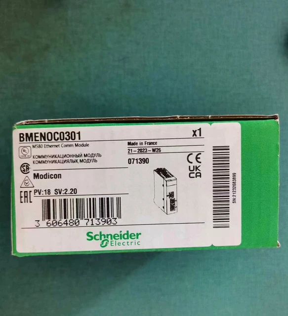SURPLUS OPEN SCHNEIDER Electric BMENOC0301 Modicon M580 Ethernet Comm ...