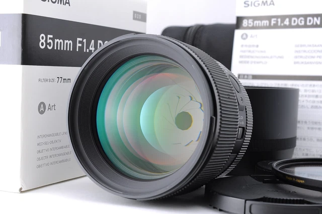 SIGMA 85MM F/1.4 DG DN Art 020 Sony E mount [ Near Mint ] w/ Box & Lens ...