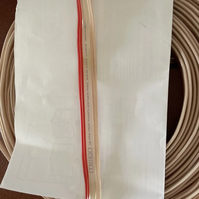 MISSION ULTRA HIGH Purity Solid Core Speaker Cable: approx 16m £66.00 ...