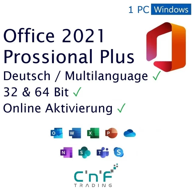 MS OFFICE 2024 Professional Plus Vollversion Key - Sofort Email Versand EUR 8,10 - PicClick DE