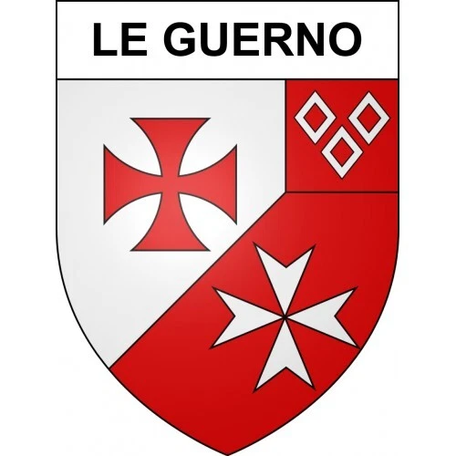 LE GUERNO 56 ville sticker blason écusson autocollant adhésif EUR 6,99 - PicClick FR