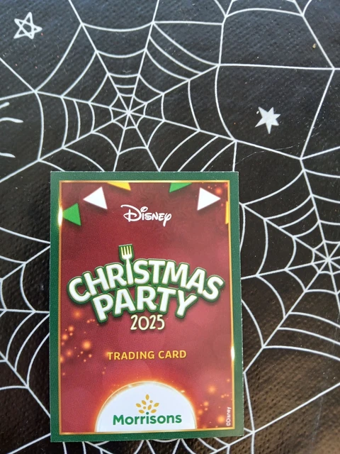 MORRISONS DISNEY CHRISTMAS Party 2025 Trading Recipe Card No 17 Angel £ ...