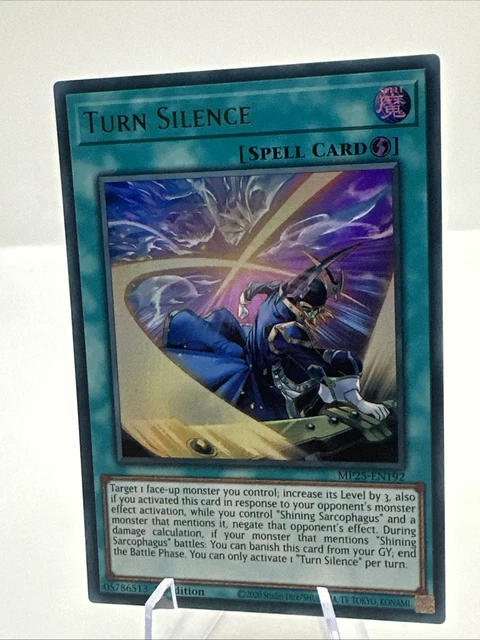 YU GI OH 2025 Mega-Pack Set Turn Silence 1ST ED NM UR MP25-EN192 $4.99 ...