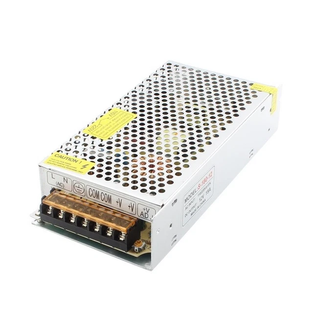 100-12 LED STRIP Light Display Switch Power Supply DC 12V 15A 180W Y3U3 ...