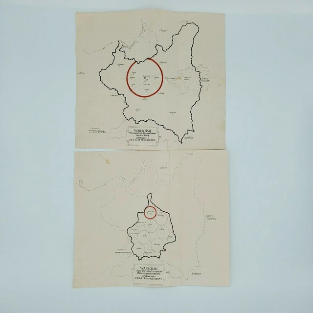 ORIGINAL WWII WW2 German Military General Government Warsaw 1940 ...