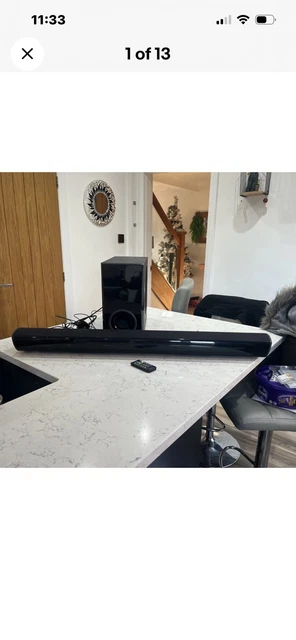 GOODMANS GDSBT150OP SOUNDBAR & Subwoofer Speaker Bluetooth Black 2.1 ...