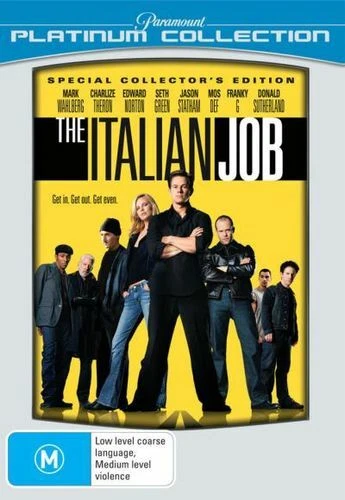 ITALIAN JOB (DVD, 2003) Mark Wahlberg, Charlize Theron - Robbery Heist ...