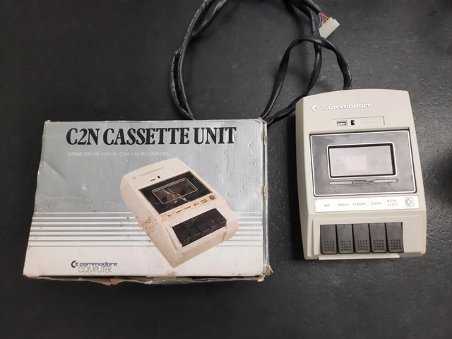 VINTAGE COMMODORE DATASETTE C2N 1982 Lecteur cassette très rare en ...