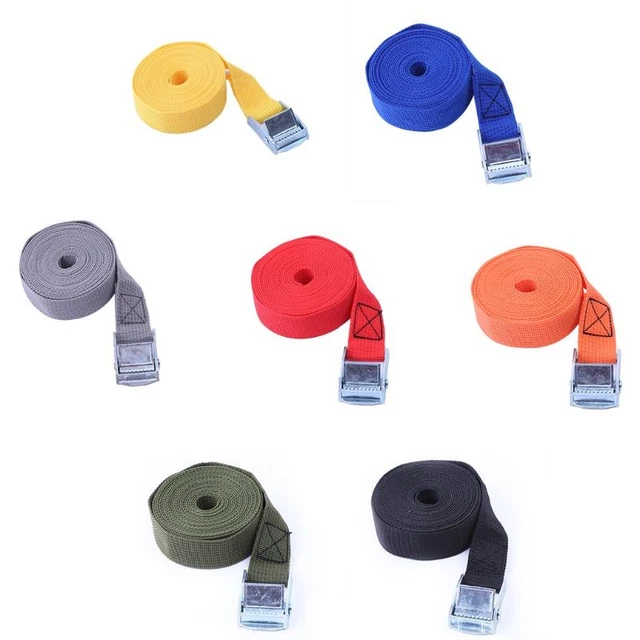 TIE DOWN STRAP Heavy Duty Cam Lock Buckle for Luggage Bunding Car Roof ...