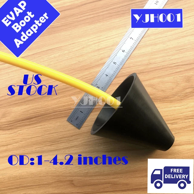 US STOCK EVAP Smoke Diagnostic Tester Exhaust Intake Boot Cone Adapter ...