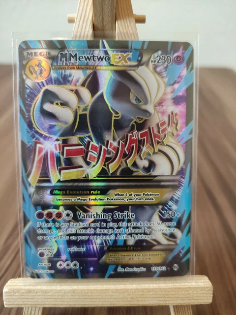 MEGA MEWTWO X Ex Full Art Ultra Rare 159/162 Breakthrough * New ...