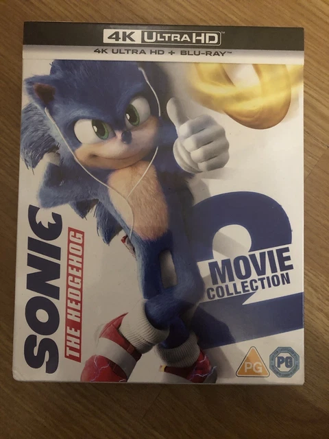 SONIC THE HEDGEHOG 1+2 Movie Collection 4K UHD Blu SteelBook UK ...