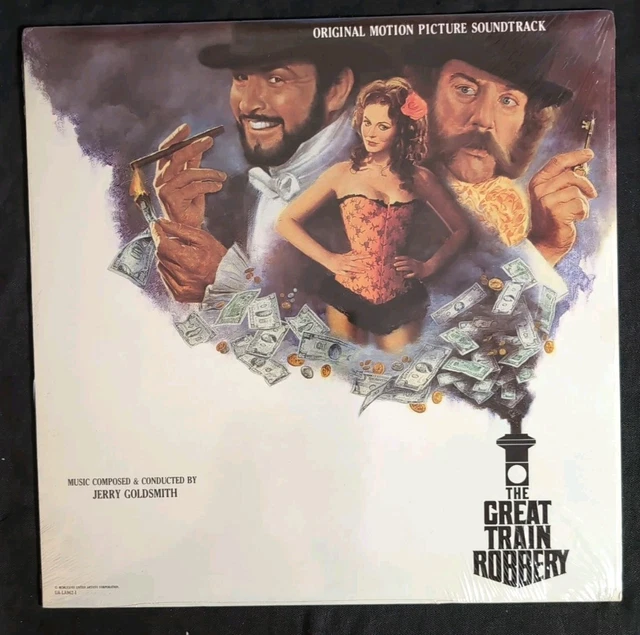 JERRY GOLDSMITH - The Great Train Robbery OST In Shrink NM Copy Q97 £24 ...