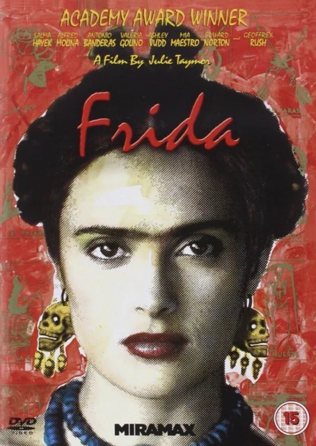 FRIDA DVD 2002 Mexican Painter Artist Kahlo Biopic Movie with Salma ...