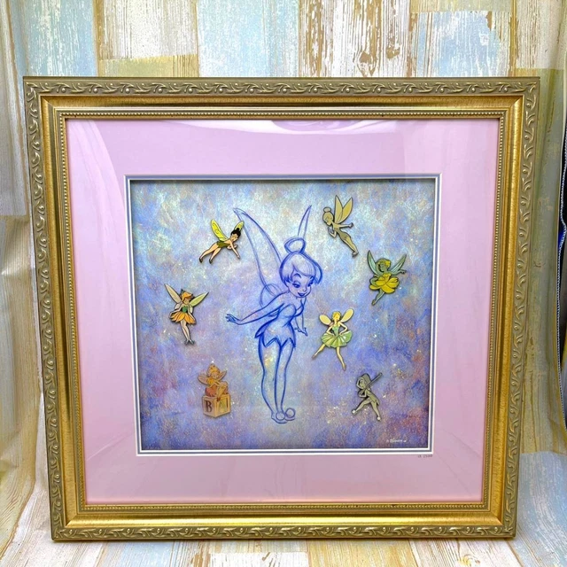 LIMITED EDITION PETER Pan Tinker Bell Model Sheet Painting Picture ...