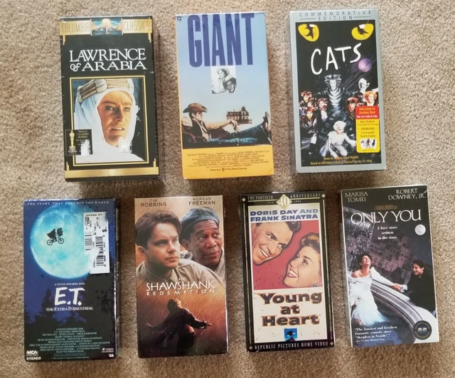 7 NEW SEALED VHS MOVIES Include a Commemorative Edition of CATS see ...