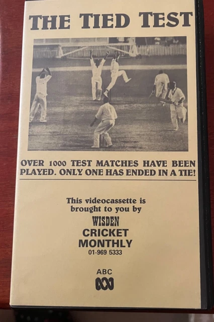 CRICKET VHS TAPE The Tied Test from Wisden Cricket Monthly £0.99 ...