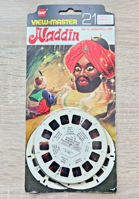 ALADDIN AND HIS Wonderful Lamp Viewmaster Reels 1973 Set Bd130 Rare ...