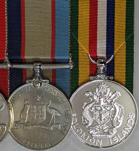 HMAS CANBERRA SUNK Battle of Salvo Island WW2 Australian Navy medals ...